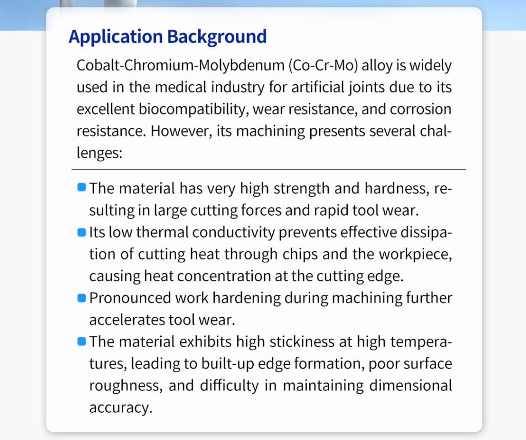 Machining of Cobalt-Chromium-Molybdenum (Co-Cr-Mo) Artificial Joints in ...